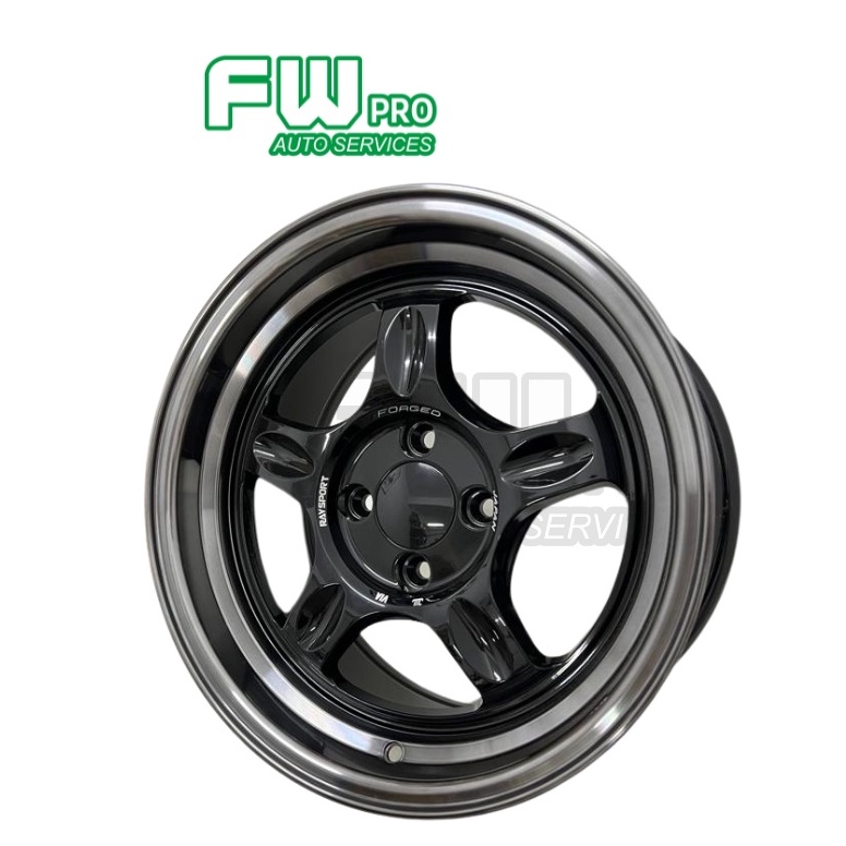 New Sport Rim Rays 21C 15 inch 8jj 4x100 One Set 4pcs | Shopee Malaysia