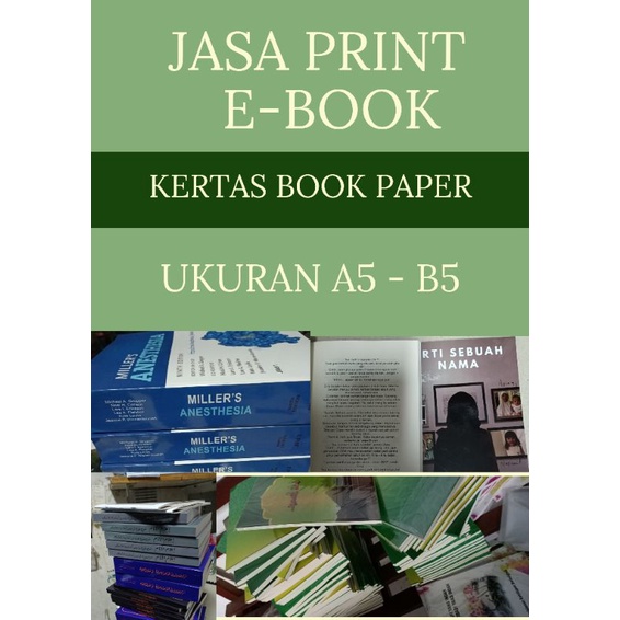 Anti-fade PRINT BOOK PRINTING A5 B5 A4 BOOK PAPER MATERIAL AND HVS ...