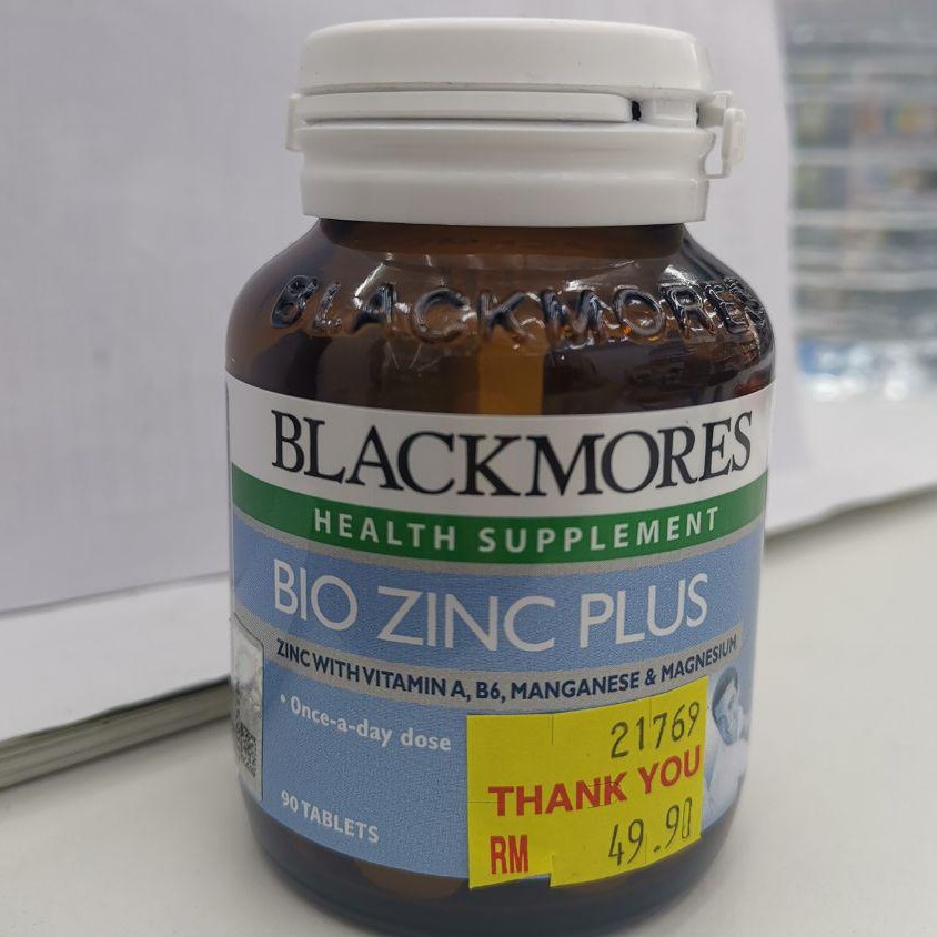 Blackmores Bio Zinc Plus (90's) | Shopee Malaysia