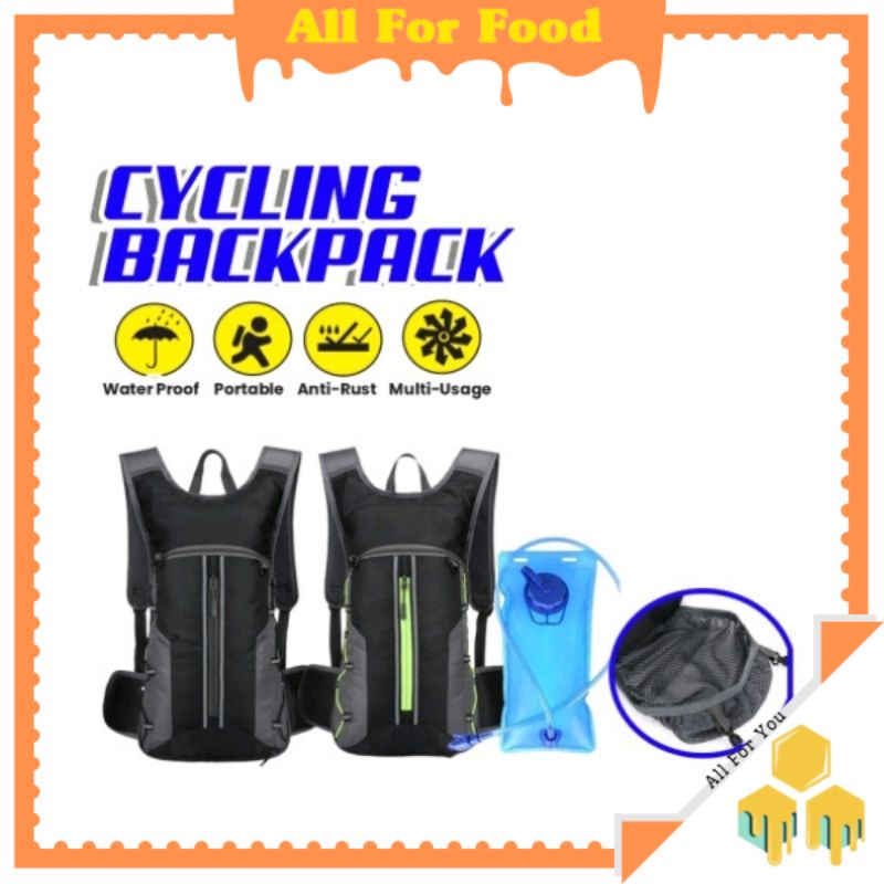 Cycling Backpack + Hydration Bladder 2L ,Large Capacity Waterproof ...