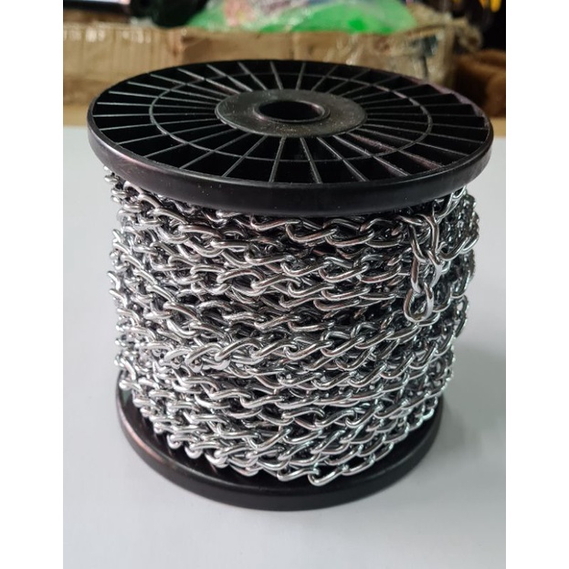 GALVANIZED IRON CHAIN / ORNAMENTAL CHAIN/RANTAI BESI电镀珠链 | Shopee Malaysia