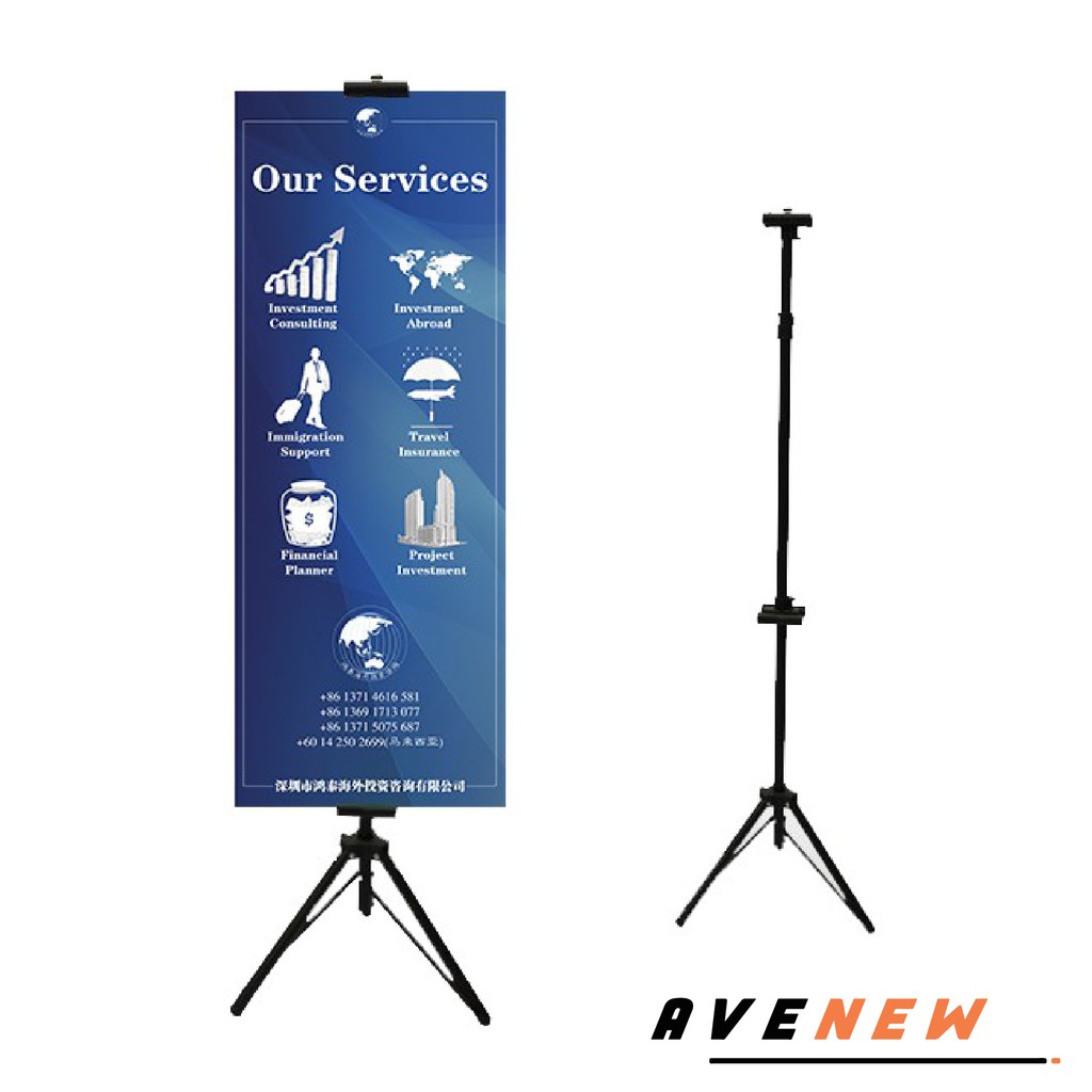 Avenew Tripod Bunting / Banner / Poster Promotion Display Stand ...