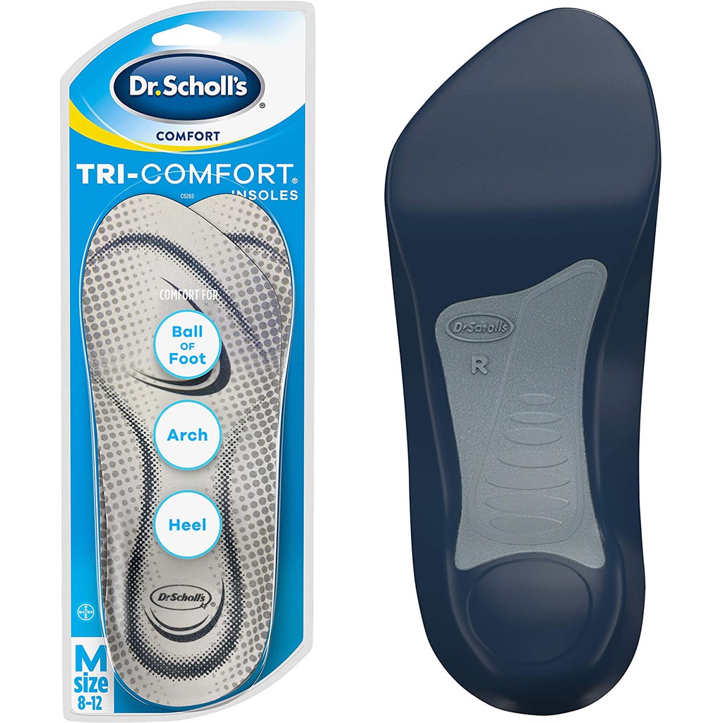Dr. Scholl’s TRI-COMFORT Insoles - Comfort for Heel, Arch and Ball of Foot with Targeted ...
