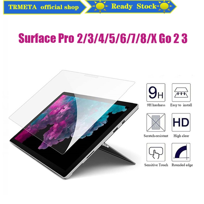 For Microsoft Surface Tempered Glass Screen Protector for Surface Pro 8 ...