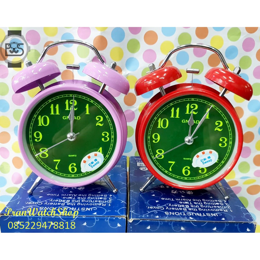 Alarm Clock / Classic Waker Alarm Clock, Various Colors, Very Loud ...