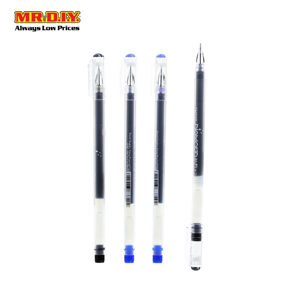NIEKI Gel Pen 0.5mm GE520 (4 pcs) | Shopee Malaysia