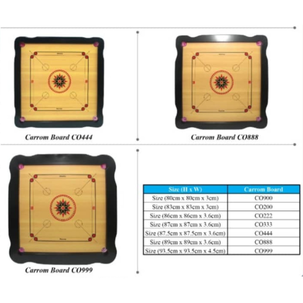 Carrom Board (Various Choices) | Shopee Malaysia