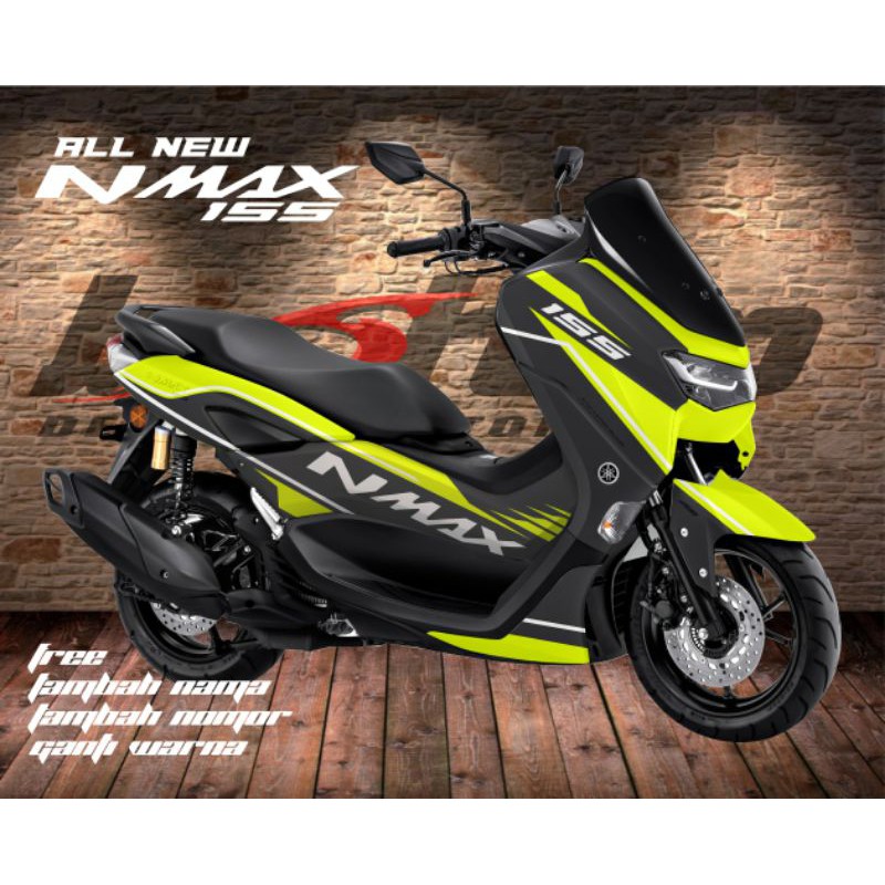 Nmax NEW FULLBODY DECAL Stickers Variation STRIPING CUSTOM DECAL ...