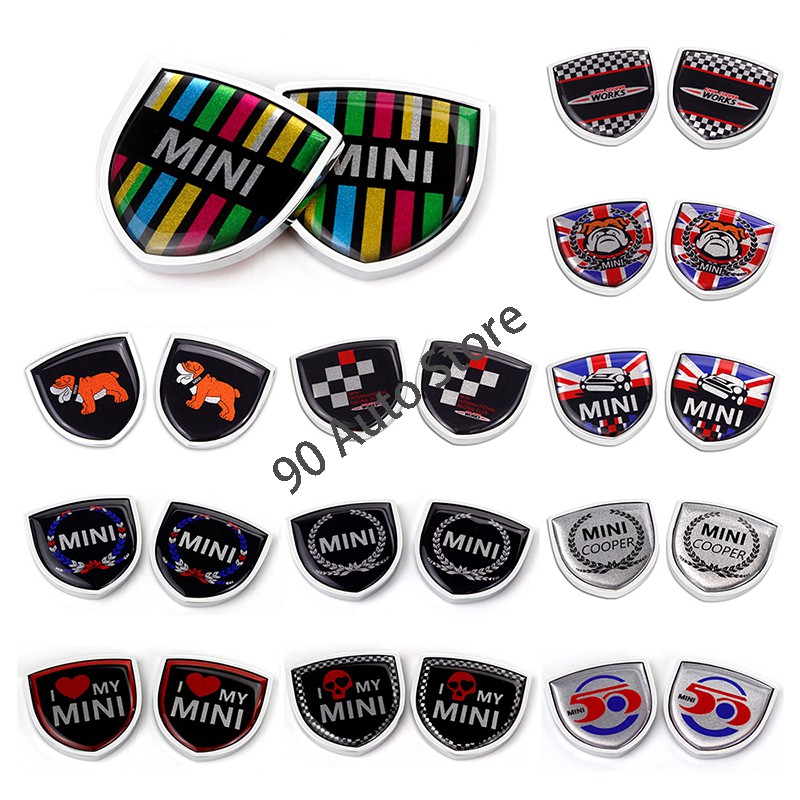 British Flag 50 Years Modified Shield Metal Car Body Sticker Auto ...