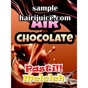 Sticker Air Balang Air Chocolate Kalis Air ( 9 x 12 inci ) | Shopee ...
