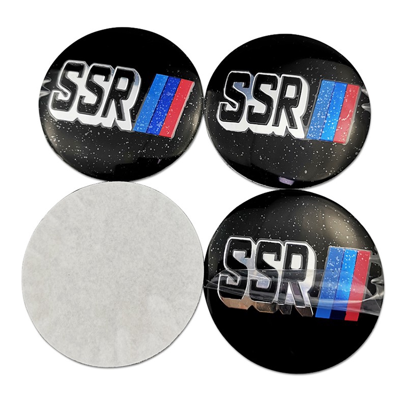 56mm 4pcs/set F1 B GT GT.2 GTS SSR Vorsteiner ZUMBO Car Wheel Hub Caps ...