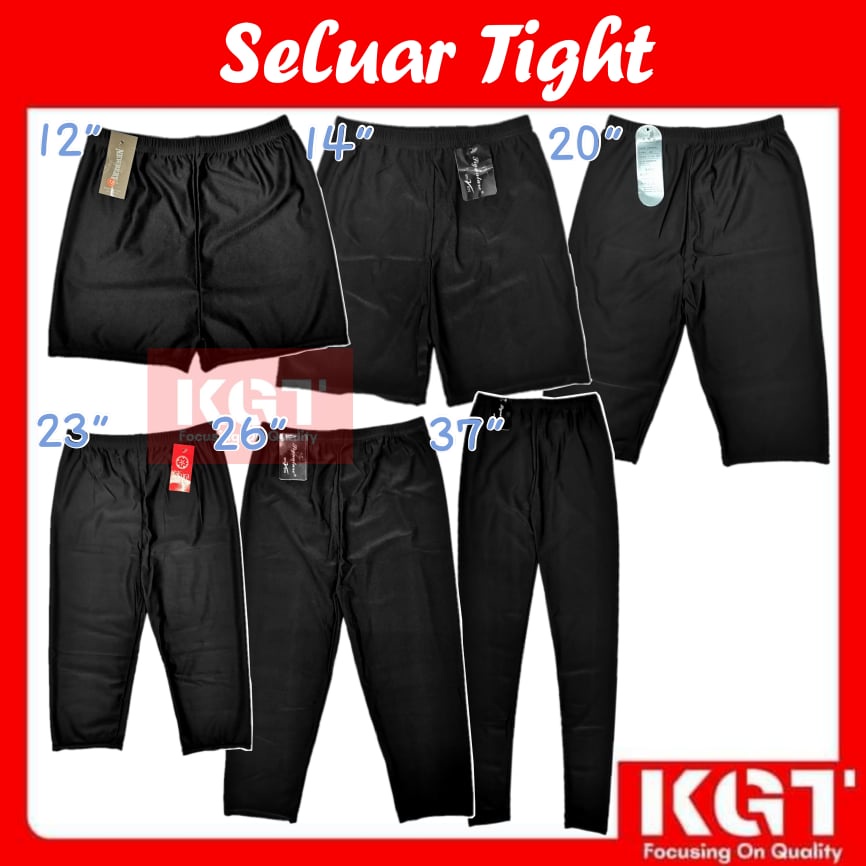 Seluar Tight Sukan Long Sport Pants Fitness 3 Size Length Available 12 ...