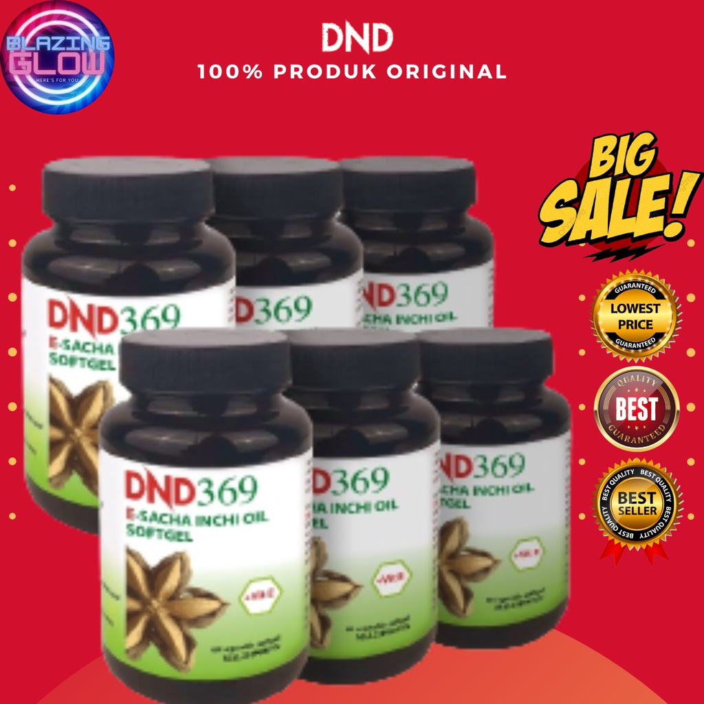 DND E Sio Sacha Inchi Oil Softgel 6 Botol DND369 Dr Noordin Darus Omega ...