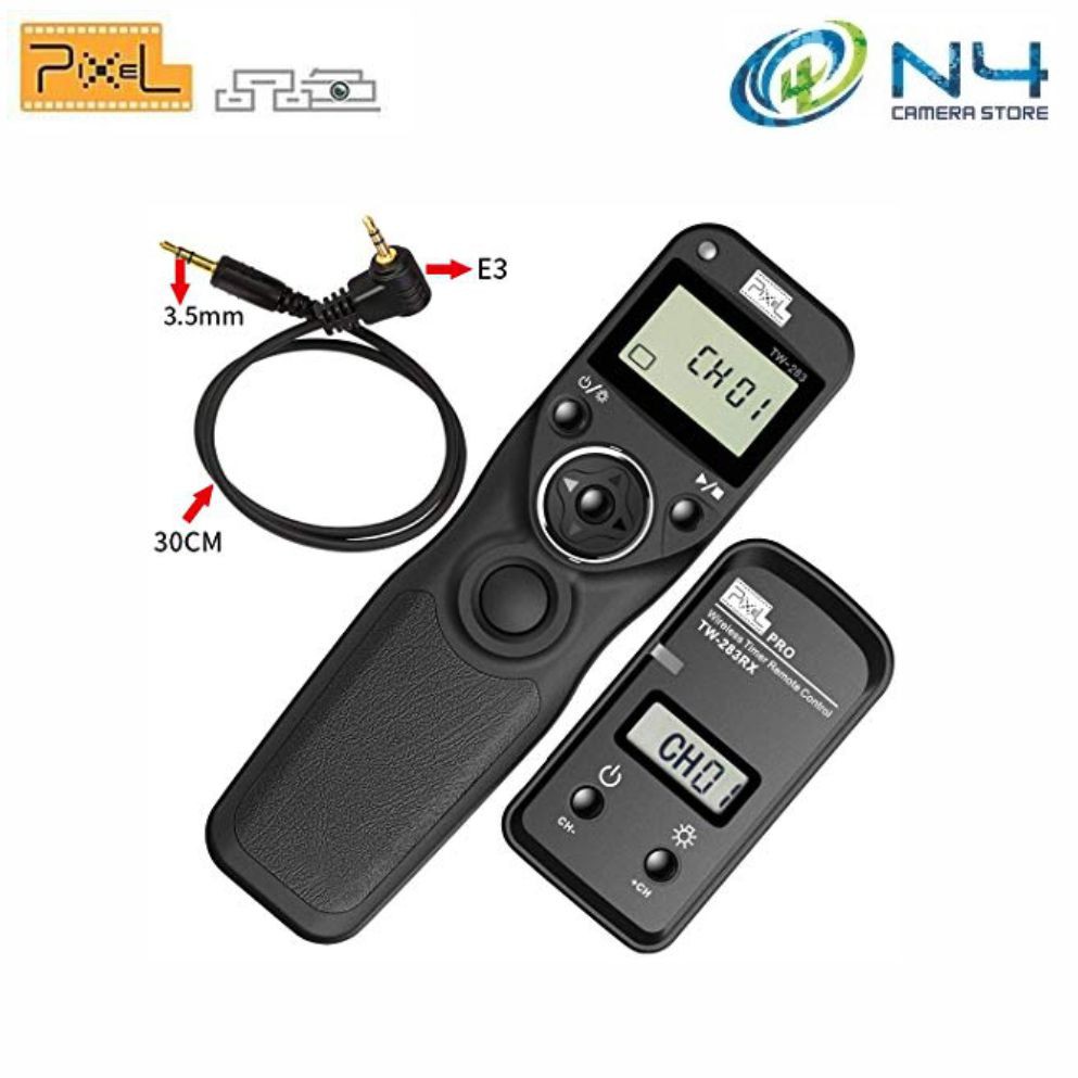 Pixel TW-283 E3 LCD Wireless Shutter Release Timer Remote Control for Canon | Shopee Malaysia