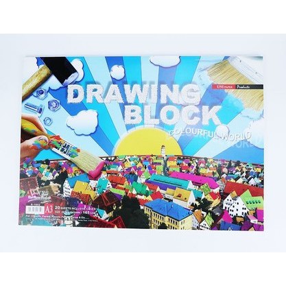 UNIPAPER A3 Drawing Block | Shopee Malaysia