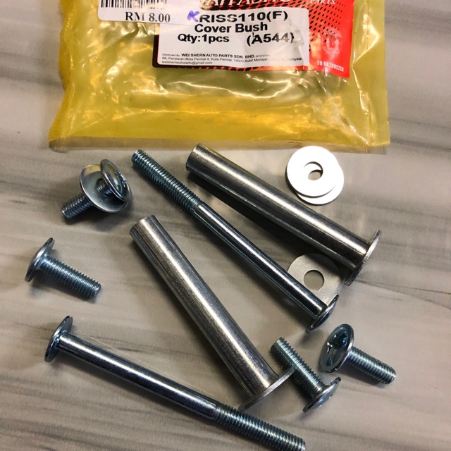 leg shield screw set/front cover bush Kriss/C70/Ex5/y80/Y100/Y125z ...