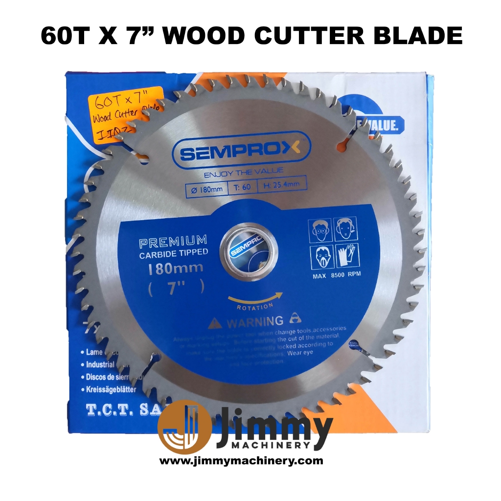 SEMPROX 60T 7" WOOD CUTTER BLADE Grade A Heavy Duty Circular Saw Blade ...