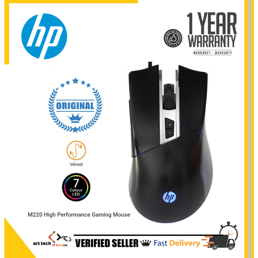 HP M220 High Performance RGB Gaming Mouse | Shopee Malaysia
