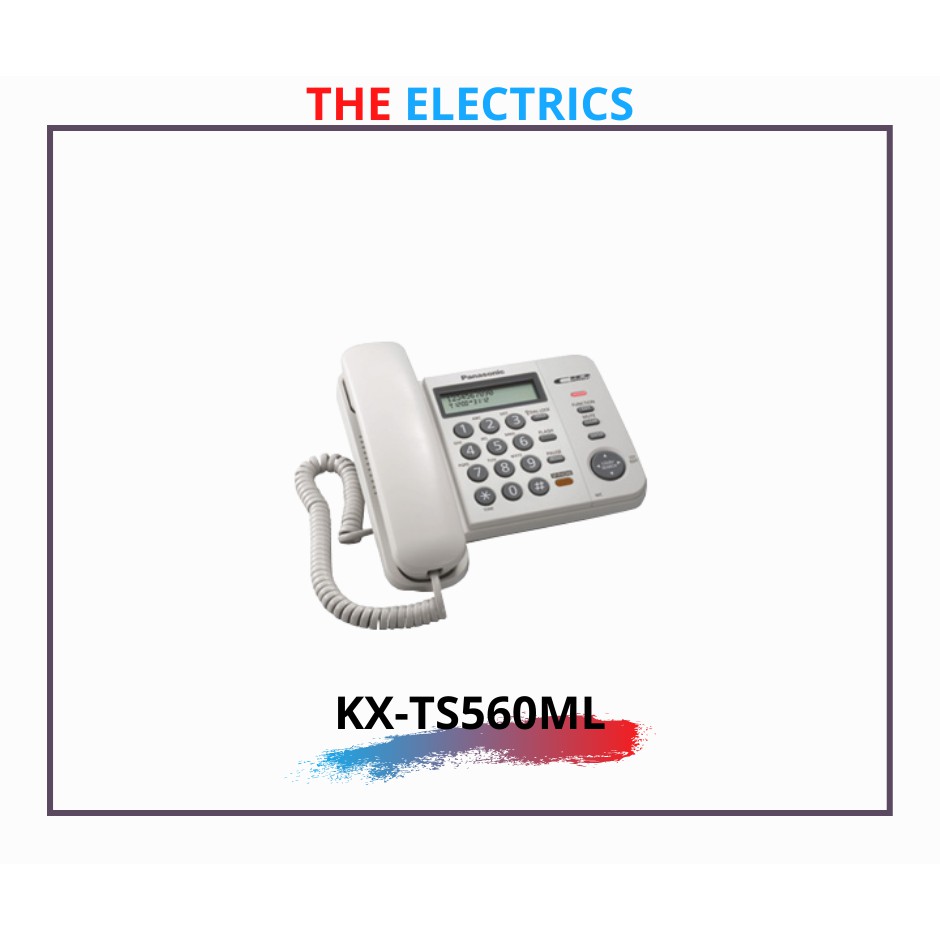 PANASONIC SINGLE LINE PHONE KX-TS560ML | Shopee Malaysia