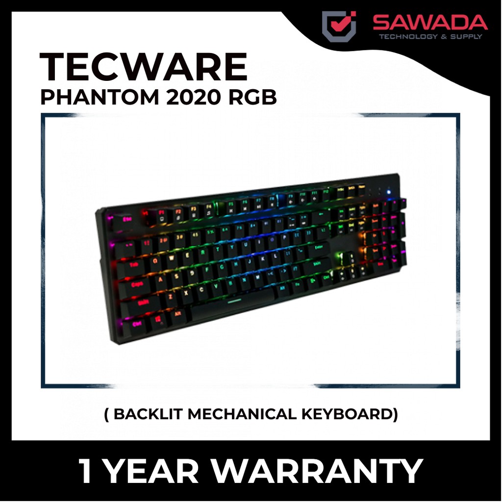 TECWARE PHANTOM 2020 RGB ( BACKLIT MECHANICAL KEYBOARD) | Shopee Malaysia