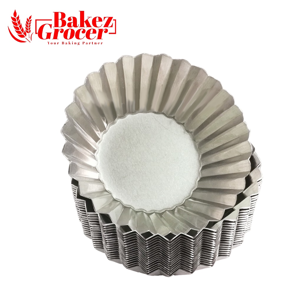 Aluminium Tart Shell 43 x 26 x 19mm (24pcs) | Shopee Malaysia