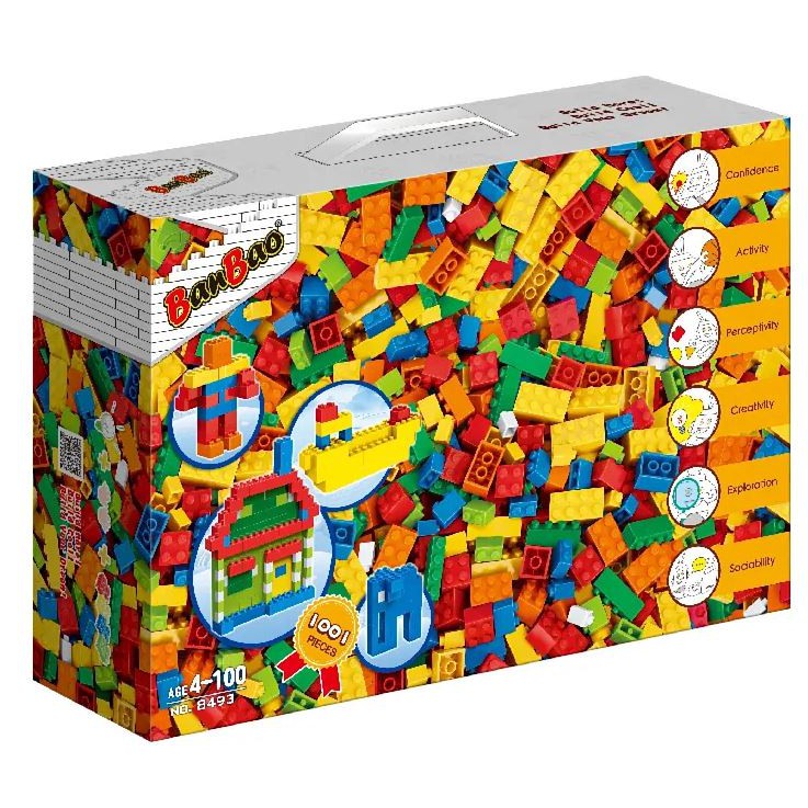 BanBao Bricks 1001 Piece Mega Construction Building Set | Shopee Malaysia