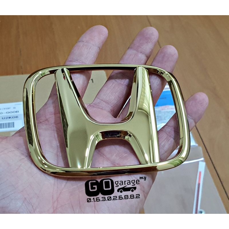 100% ORIGINAL New Honda HRV JDM VEZEL 2022 Dark Chrome & Gold Emblem ...