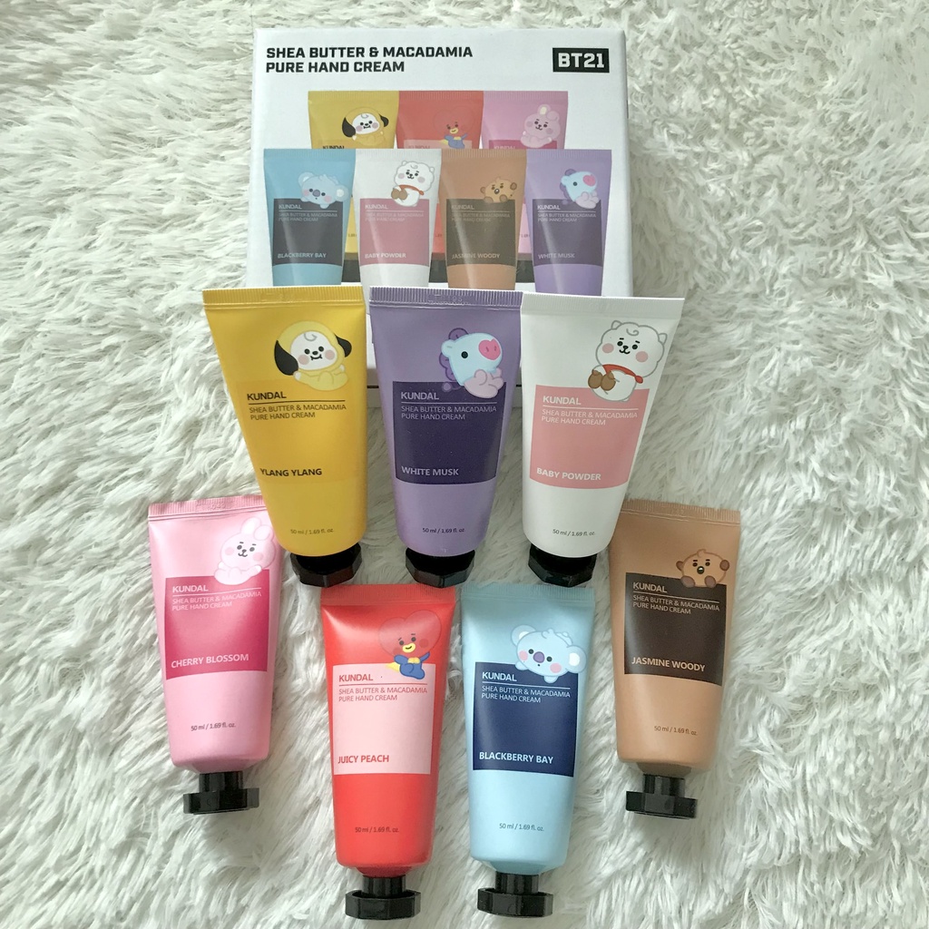 READY STOCK: BT21 KUNDAL HANDCREAM HAND CREAM 50 ml | Shopee Malaysia