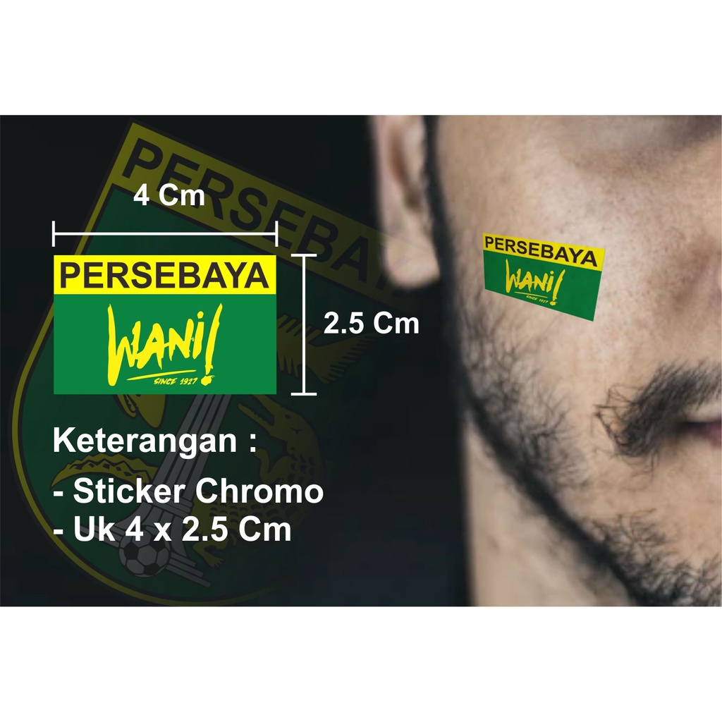 Persebaya BONEK Sticker Cheek Paste free cutting | Shopee Malaysia