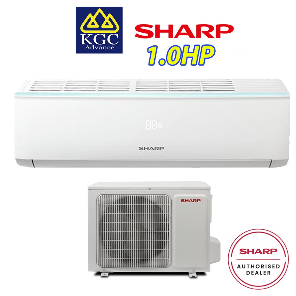 Sharp (1.0HP) Non-Inverter Air Conditioner AHA9XCD / AUA9XCD R32 | Shopee Malaysia