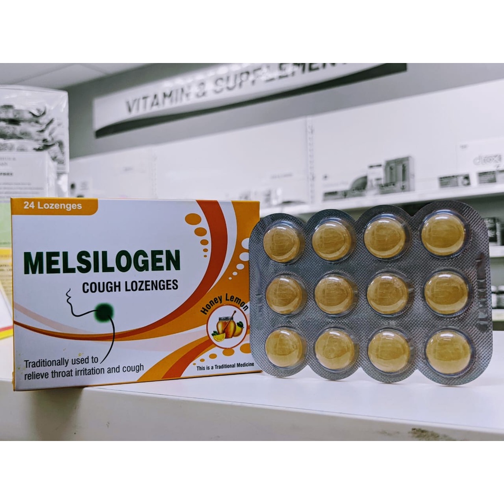 MELSILOGEN COUGH LOZENGES 24 LOZENGES ( SAKIT TEKAK DAN BATUK ...