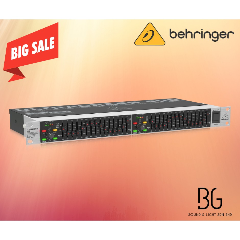 behringer fbq1502hd High-Definition 15-Band Stereo Graphic Equalizer ...
