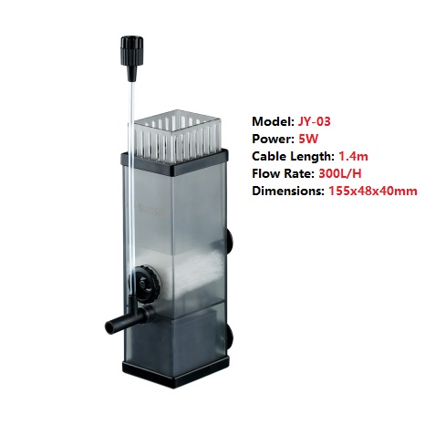 Aquarium Sunsun Surface Skimmer Oil Film Degreaser JY 02 / JY 03 For ...