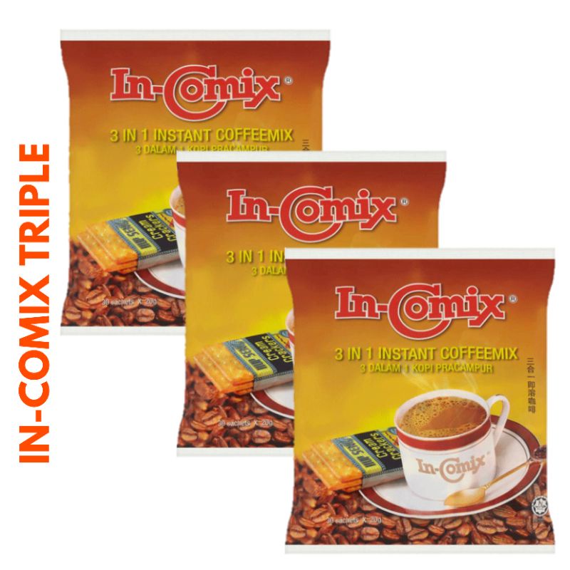 IN-COMIX 3 in 1 Instant Coffee Select three Variations | Shopee Malaysia