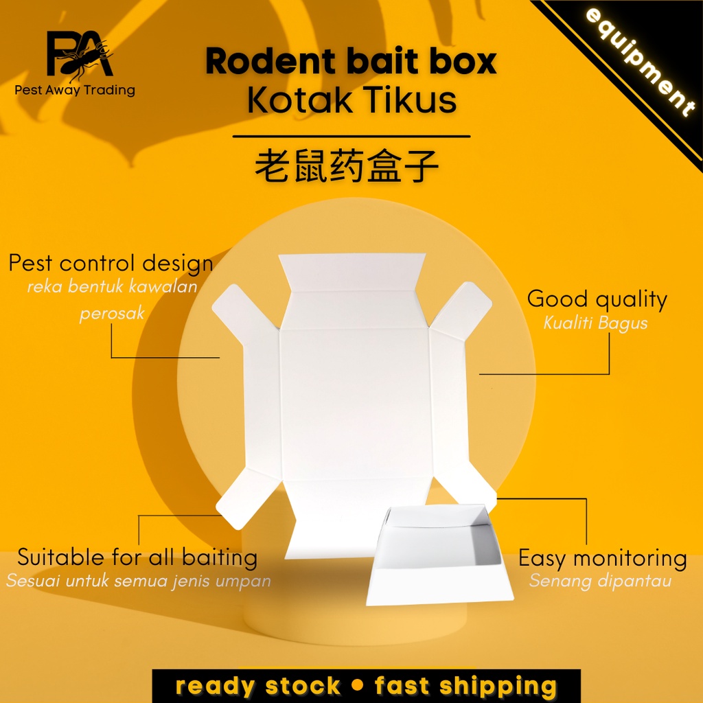 Kotak Ubat TIkus / Rat Bait Box / 老鼠诱饵盒 (10 pcs) | Shopee Malaysia
