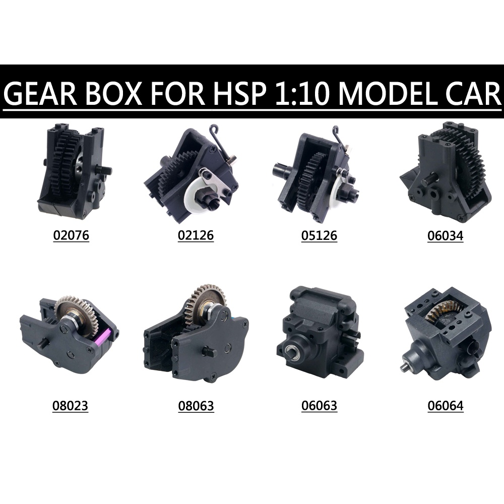 Reduction Gear Box For HSP 1:10 Car Buggy Truck Monster Truck | Shopee ...