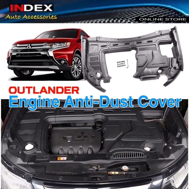 Mitsubishi Outlander Engine Anti-Dust Cover 2016 -2021 Above | Shopee ...