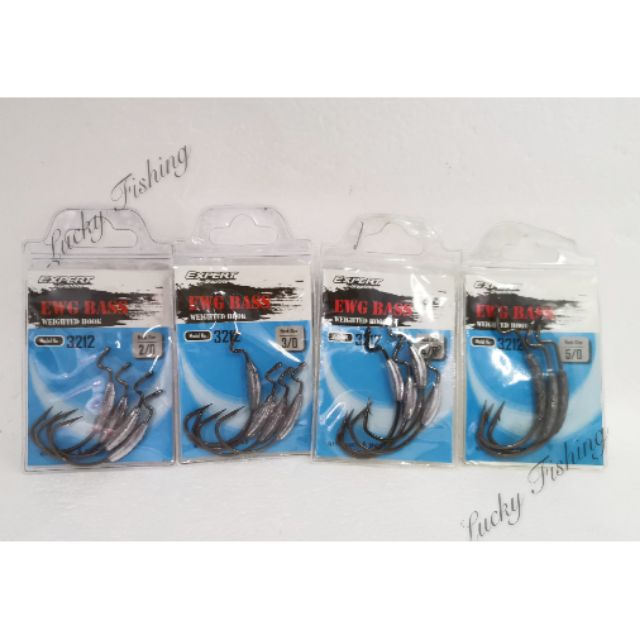 Expert Graphite EWG Bass Woom Hook Jig Head (3212) | Shopee Malaysia