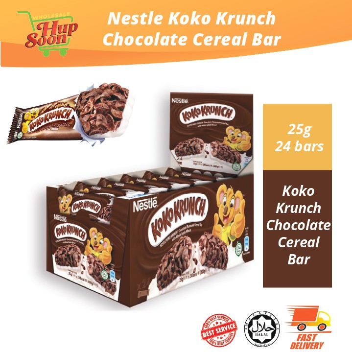 Nestle Koko Krunch Chocolate Cereal Bar (25g x 24 Bars) | Shopee Malaysia