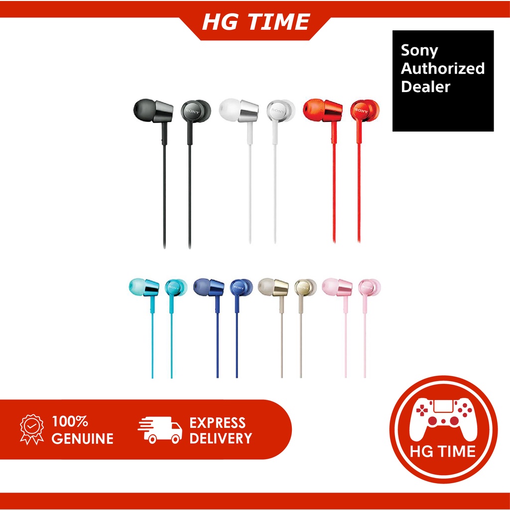 Sony MDR-EX155 In-Ear Headphones | Shopee Malaysia