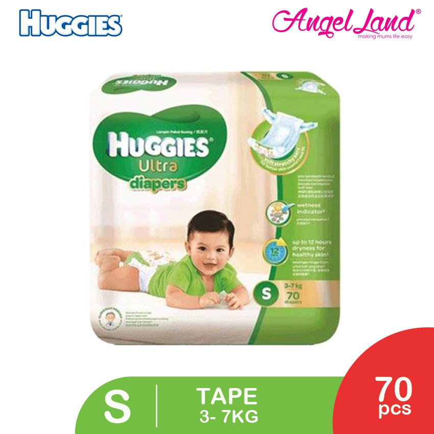 Huggies Ultra Diaper Super Jumbo Pack S70/M60/L50/XL44 - 1Pack | Shopee ...