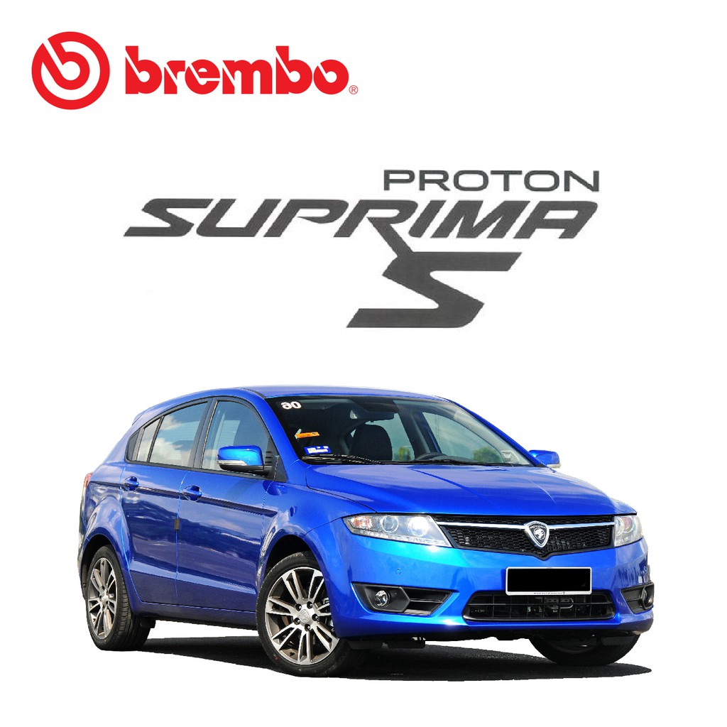 BREMBO Rear Pads (1 set) - Compatible with Proton Preve, Suprima S, Proton Exora 1.6 MPV Bold ...