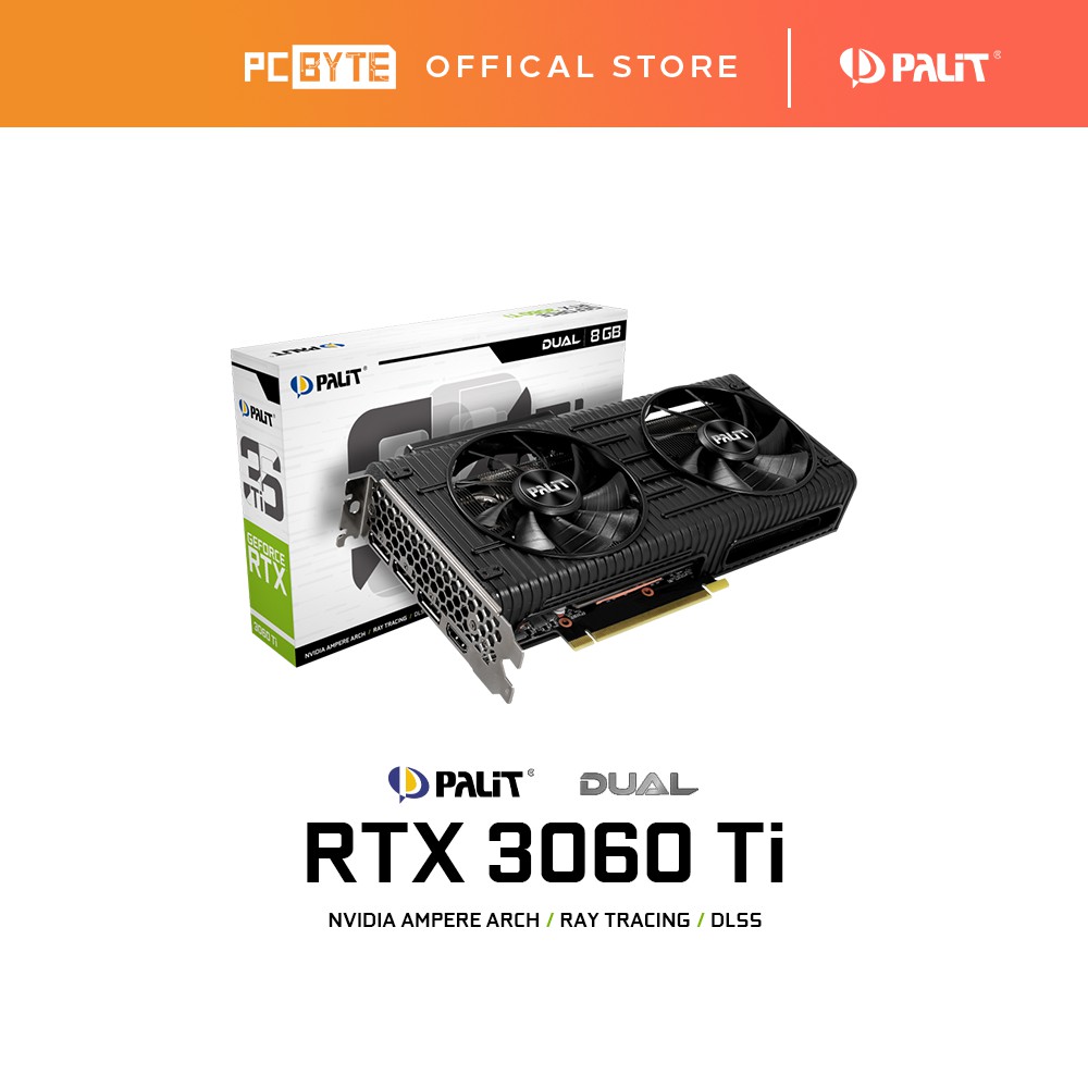 PALIT NVIDIA GeForce RTX 3060 Ti DUAL 8GB GDDR6 Graphic Card | Shopee ...