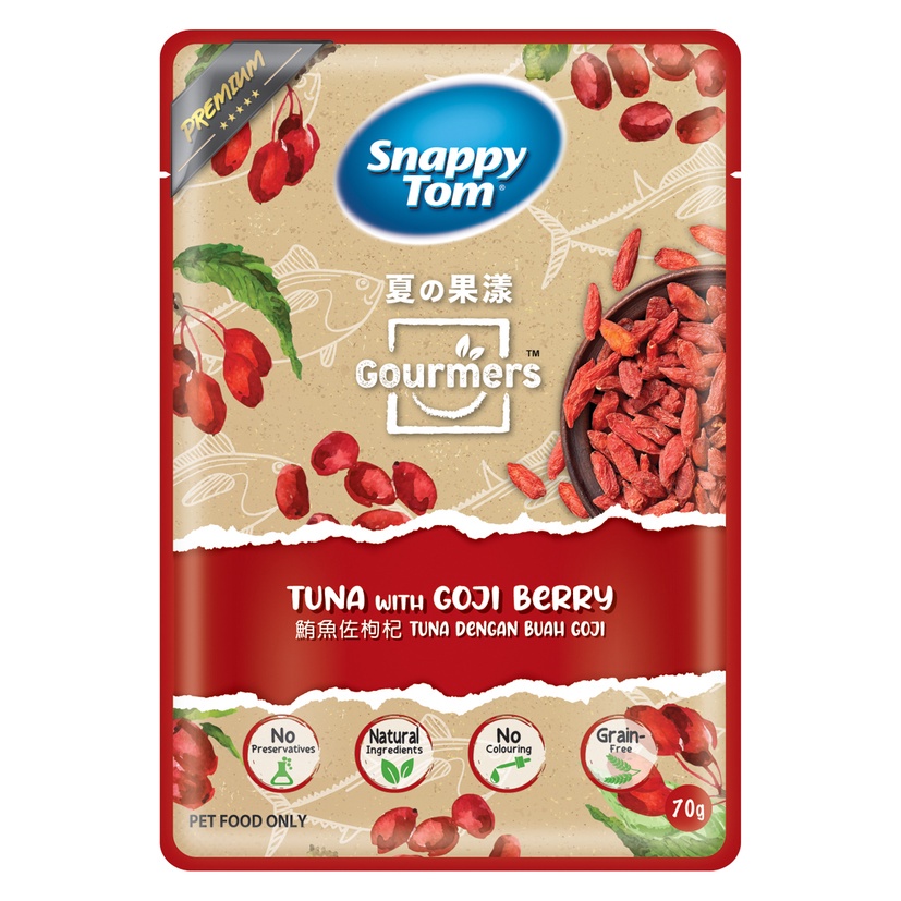Snappy Tom Gourmers Series 70g / Healthy Series / Premium Cat Food ...