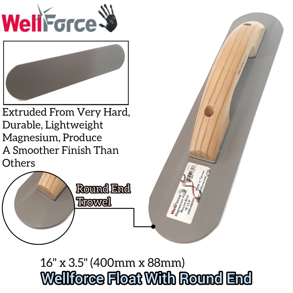 Wellforce Magnesium Float With Round End For Plastering Wall, Floor ...