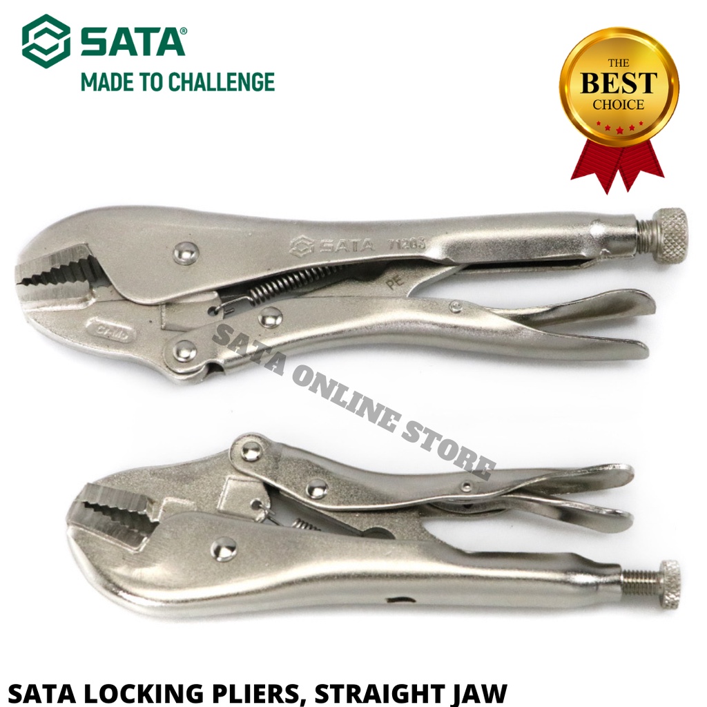 SATA LOCKING PLIERS, STRAIGHT JAW / SATA LOCKING PLIERS / SATA HEAVY ...