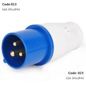 CEE 013 16A 3PIN INDUSTRIAL PLUG (BLUE) IP44 / 16 AMPERE 3 PIN PLUG ...