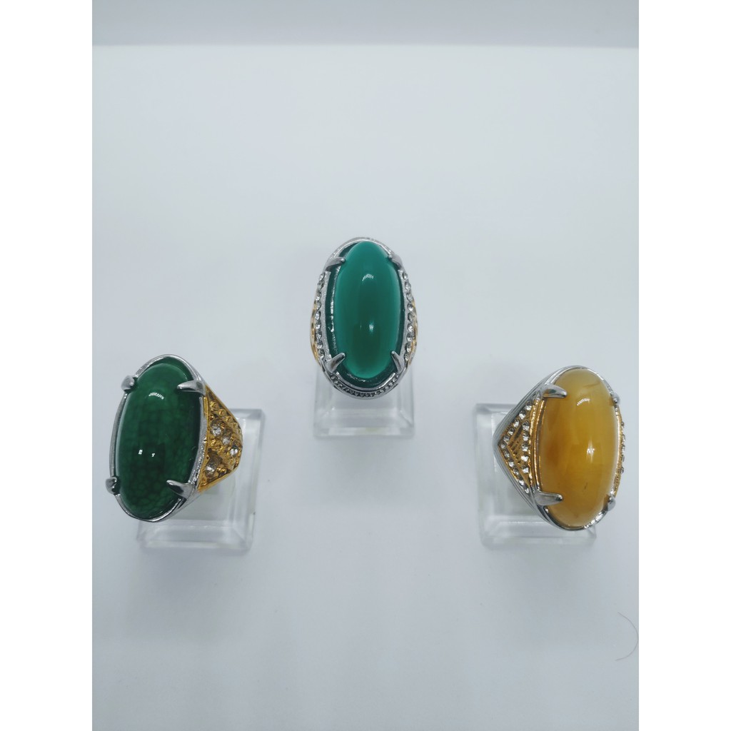 Batu Akik Pandan Dan Sisik Naga Ikat Anti Karat | Shopee Malaysia