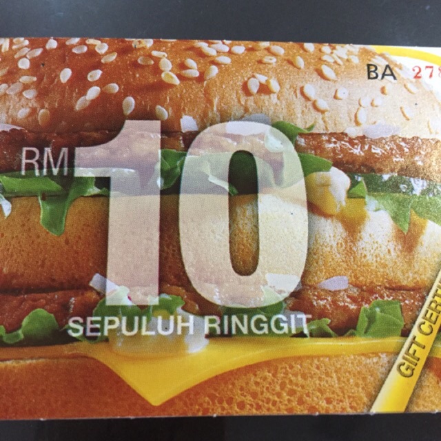 McDonald's gift voucher | Shopee Malaysia