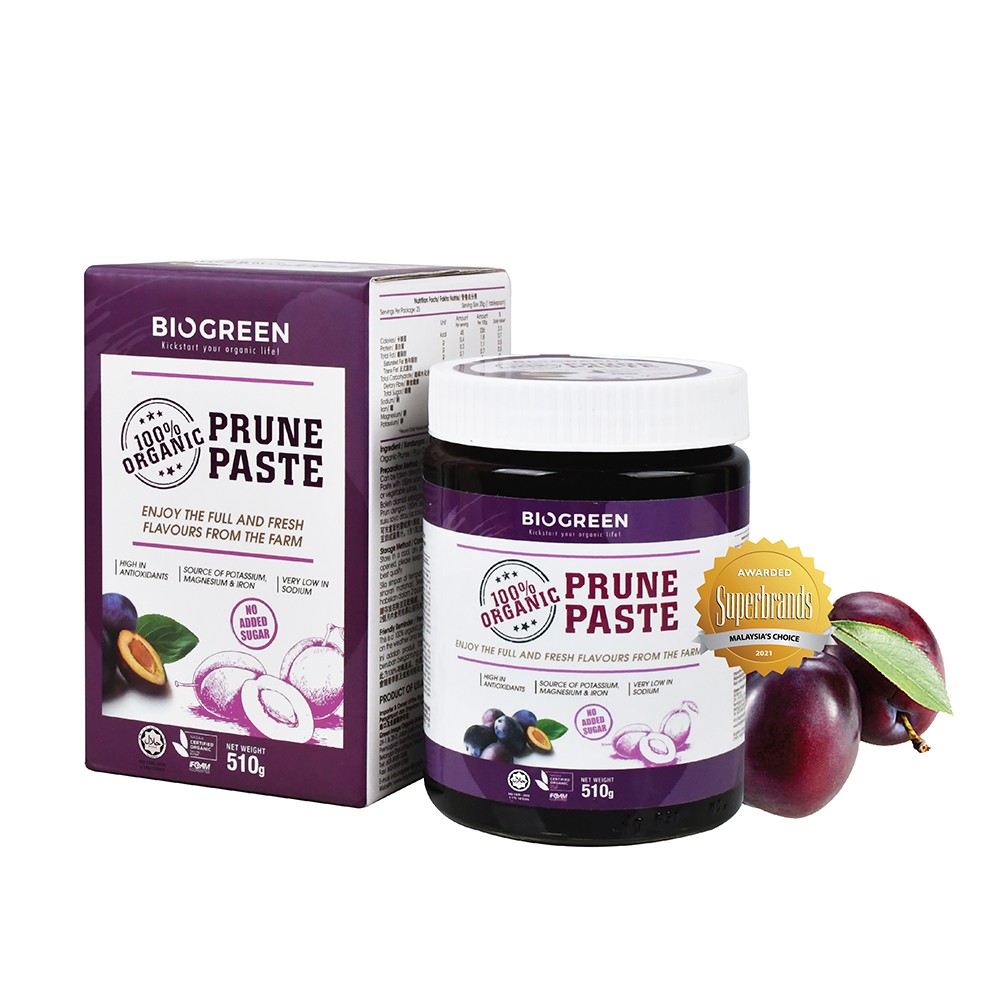 Biogreen 100% Organic Prune Paste (510g) | Shopee Malaysia